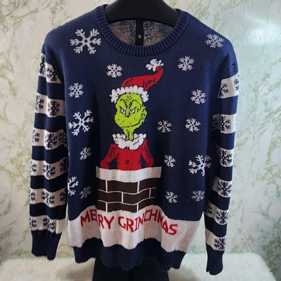 The Grinch Dr. Seuss | Sweaters | The Grinch Merry Grinchmas Sweater ...